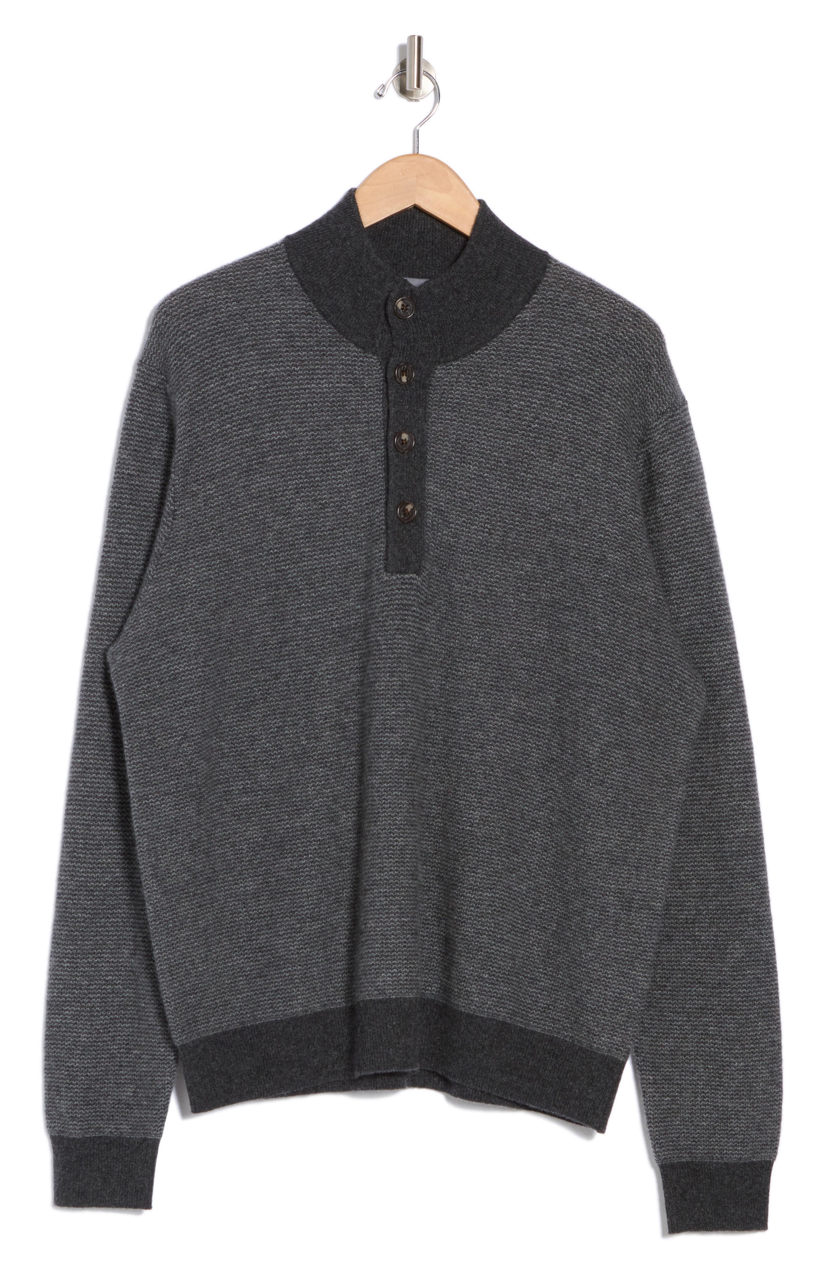 Amicale Cashmere Half Button Sweater | Nordstromrack