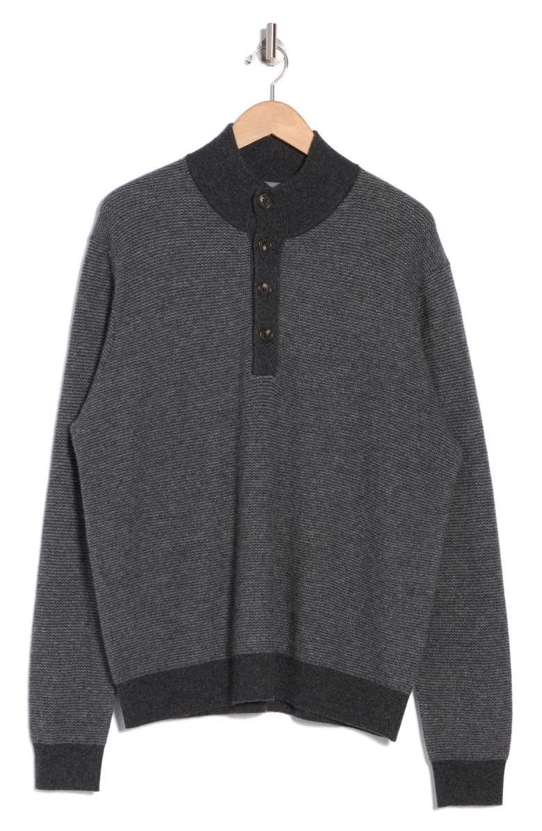 Amicale Cashmere Half Button Sweater | Nordstromrack