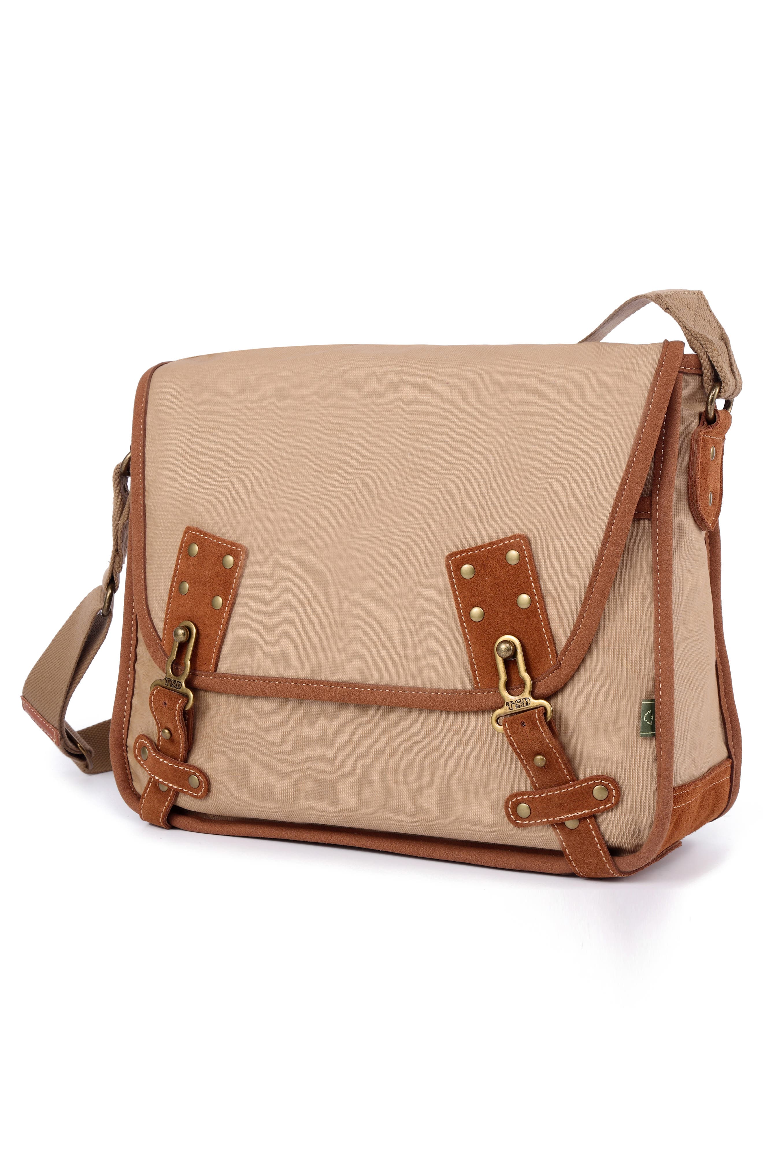 THE SAME DIRECTION Dolphin Studded Messenger Bag | Nordstromrack