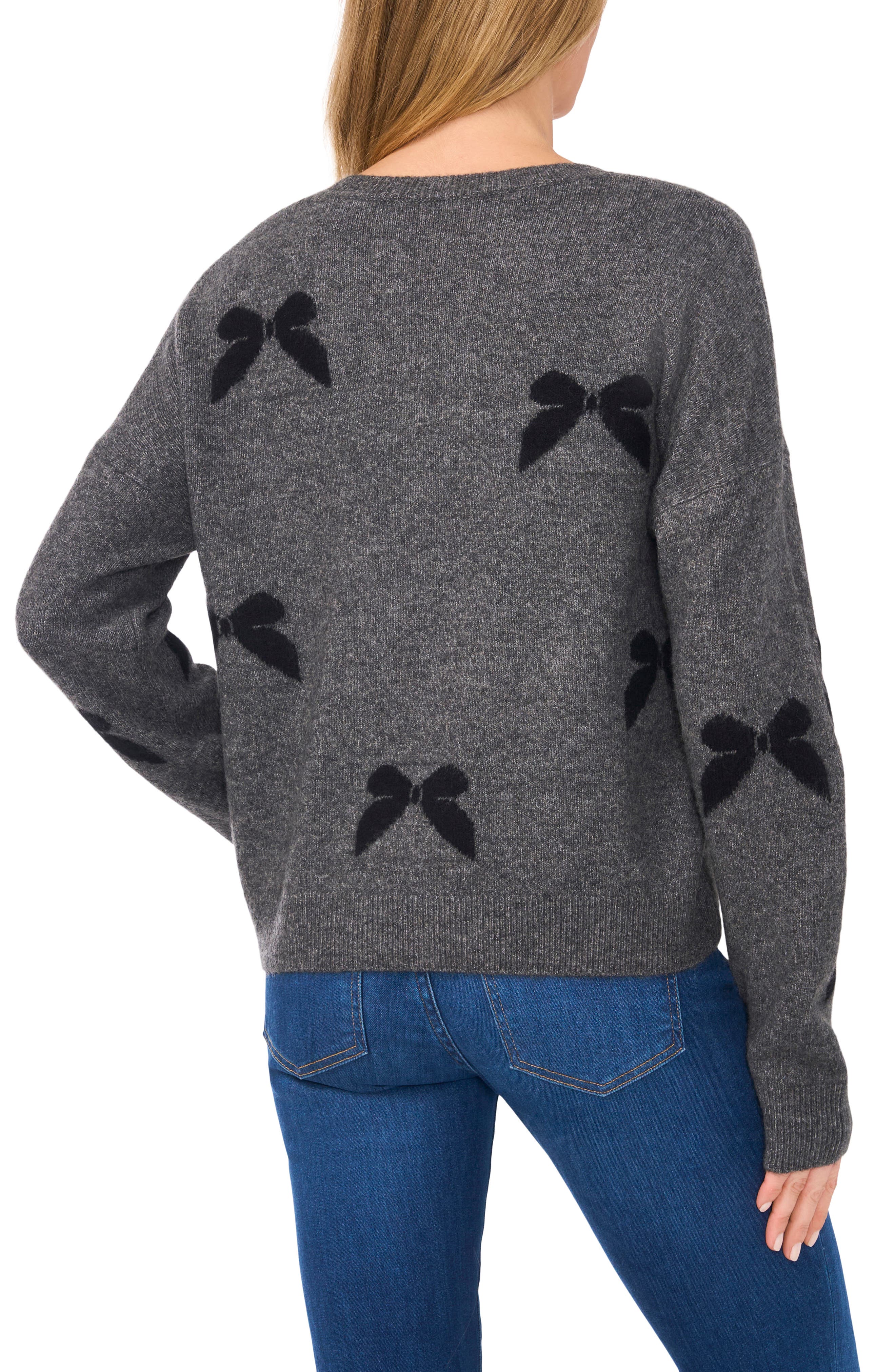 CeCe Bow Crewneck Sweater | Nordstrom