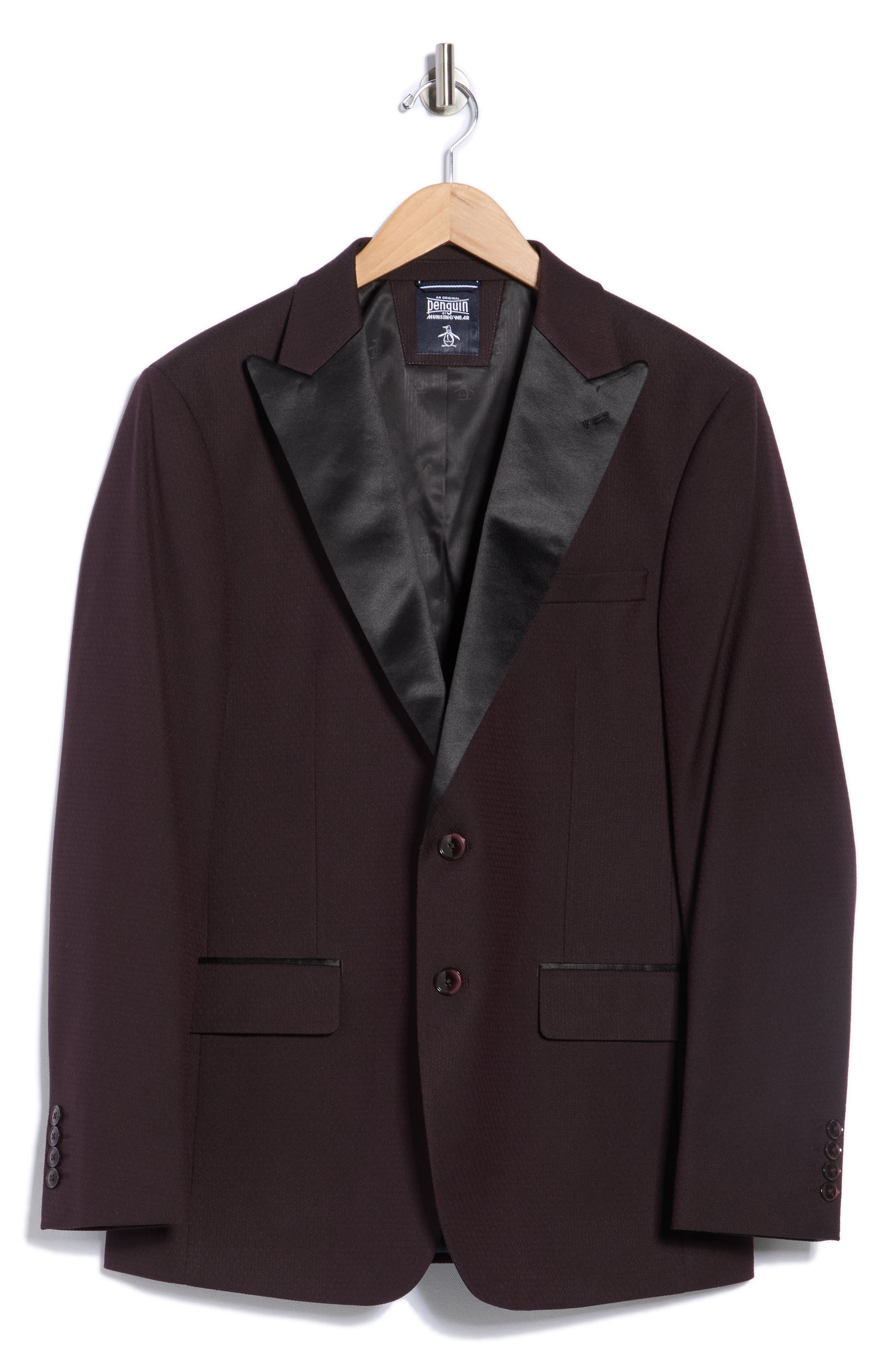 Original Penguin Satin Peak Lapel Dinner Jacket | Nordstromrack