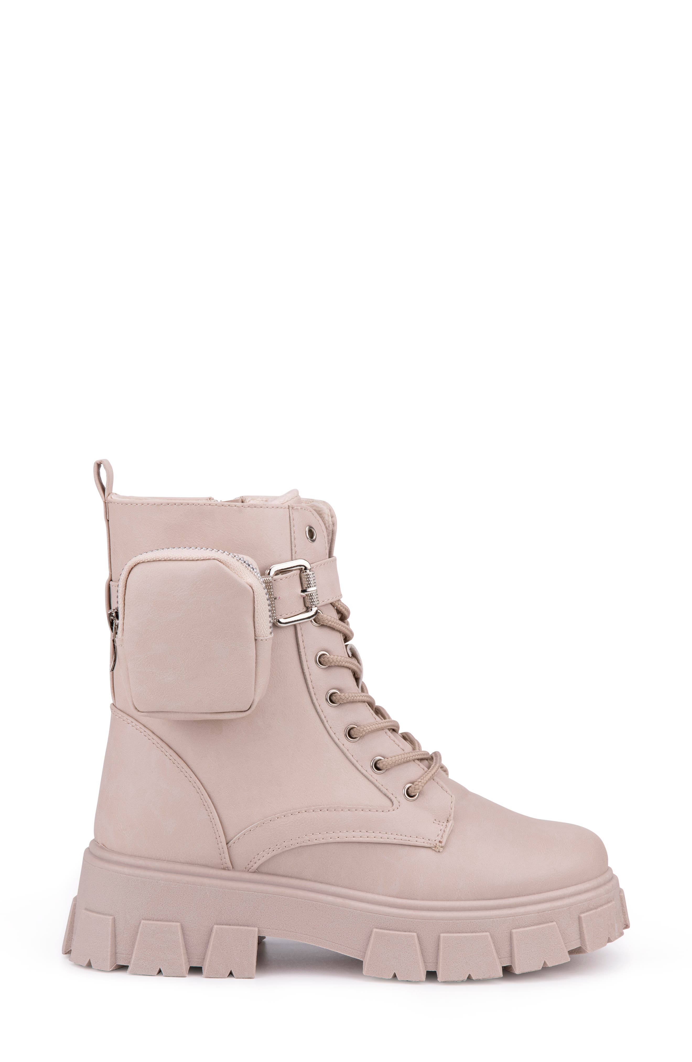 OLIVIA MILLER Autumn Pouch Lug Sole Combat Boot (Women) | Nordstromrack