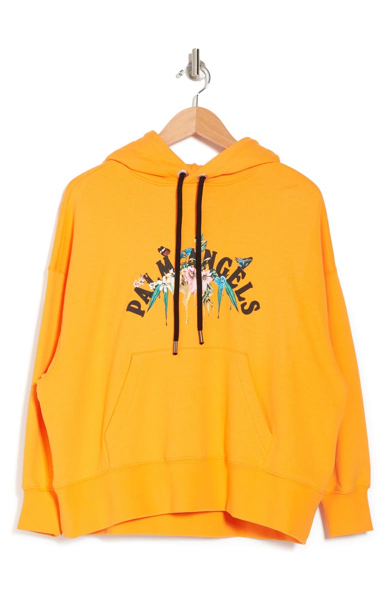 Palm Angels Dripping Flowers Graphic Hoodie | Nordstromrack