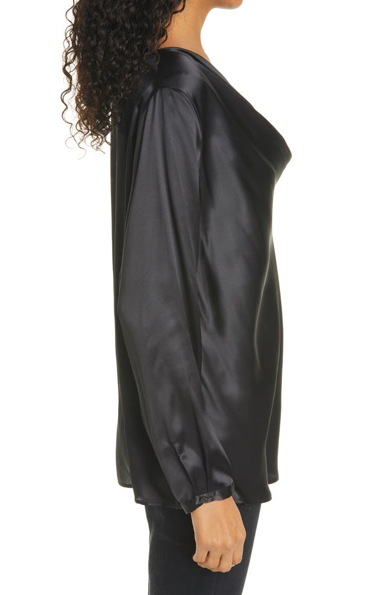 SEVENTY VENEZIA Cowl Neck Silk Blouse | Nordstromrack