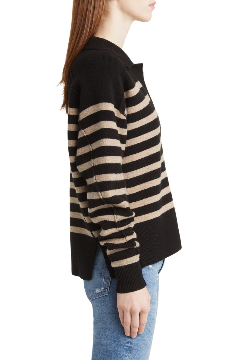 rag & bone Bridget Stripe Polo Sweater | Nordstromrack