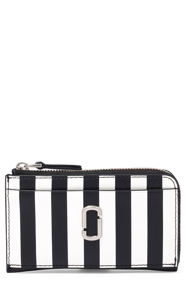 Marc Jacobs The J Marc Stripe Top Zip Card Case | Nordstrom