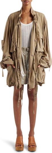 Isabel Marant Hanel Oversize Cargo Jacket | Nordstrom