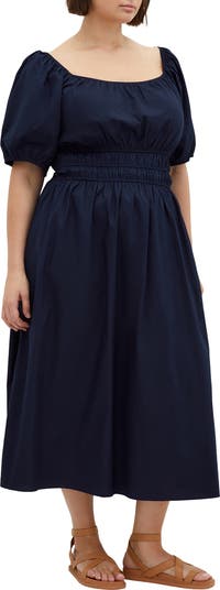 City Chic Adelynn Convertible Off-the-Shoulder Midi Dress | Nordstrom