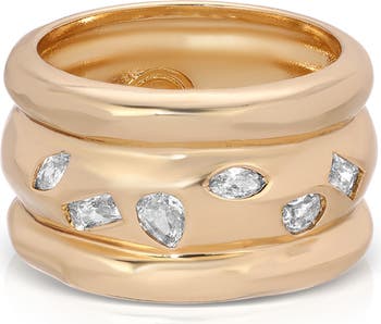 Ettika Cubic Zirconia Multiband Ring | Nordstrom
