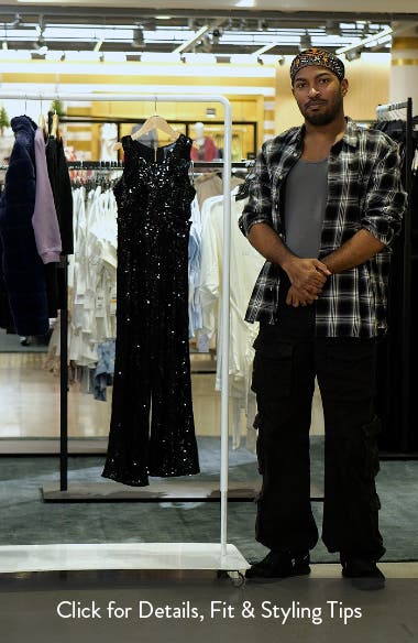 Hannah Banana Kids' Sequin Cutout Jumpsuit | Nordstromrack