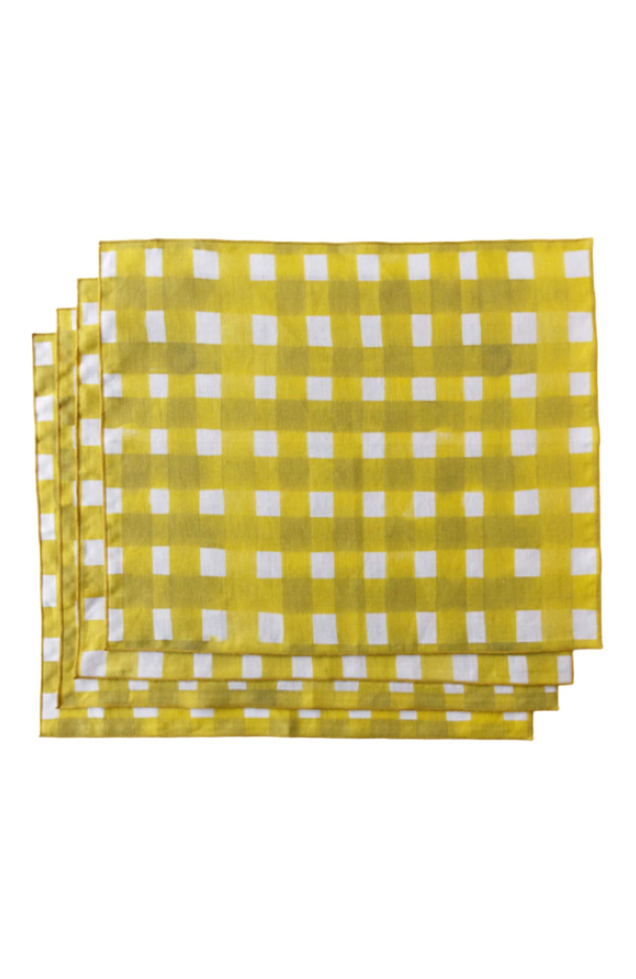 Goldie Home Yellow Cross Hatch Placemat | Nordstrom