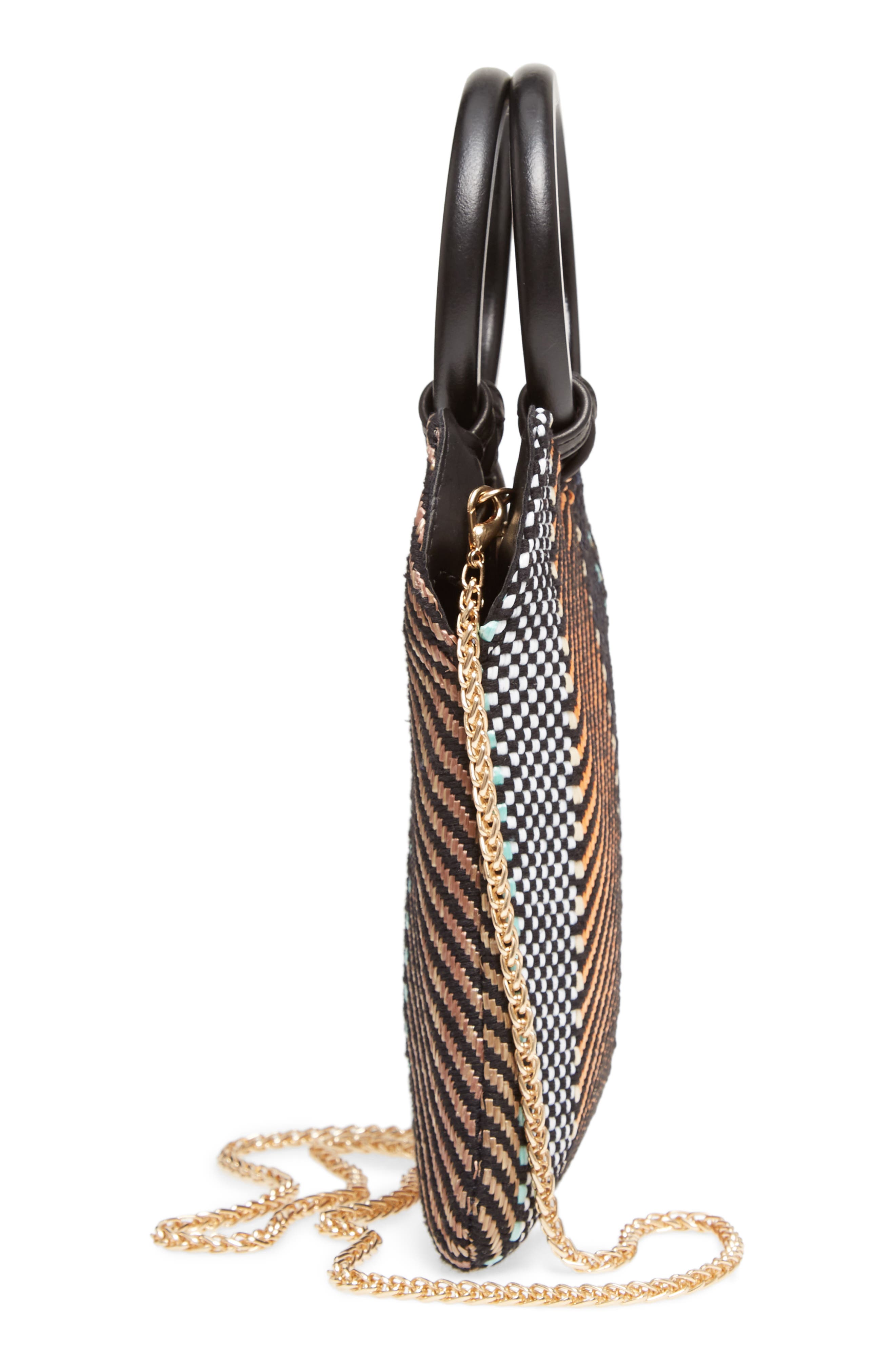 Street Level Mini Woven Top Handle Bag | Nordstrom