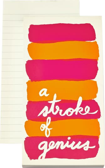 Kate Spade New York 'a stroke of genius' large notepad | Nordstrom