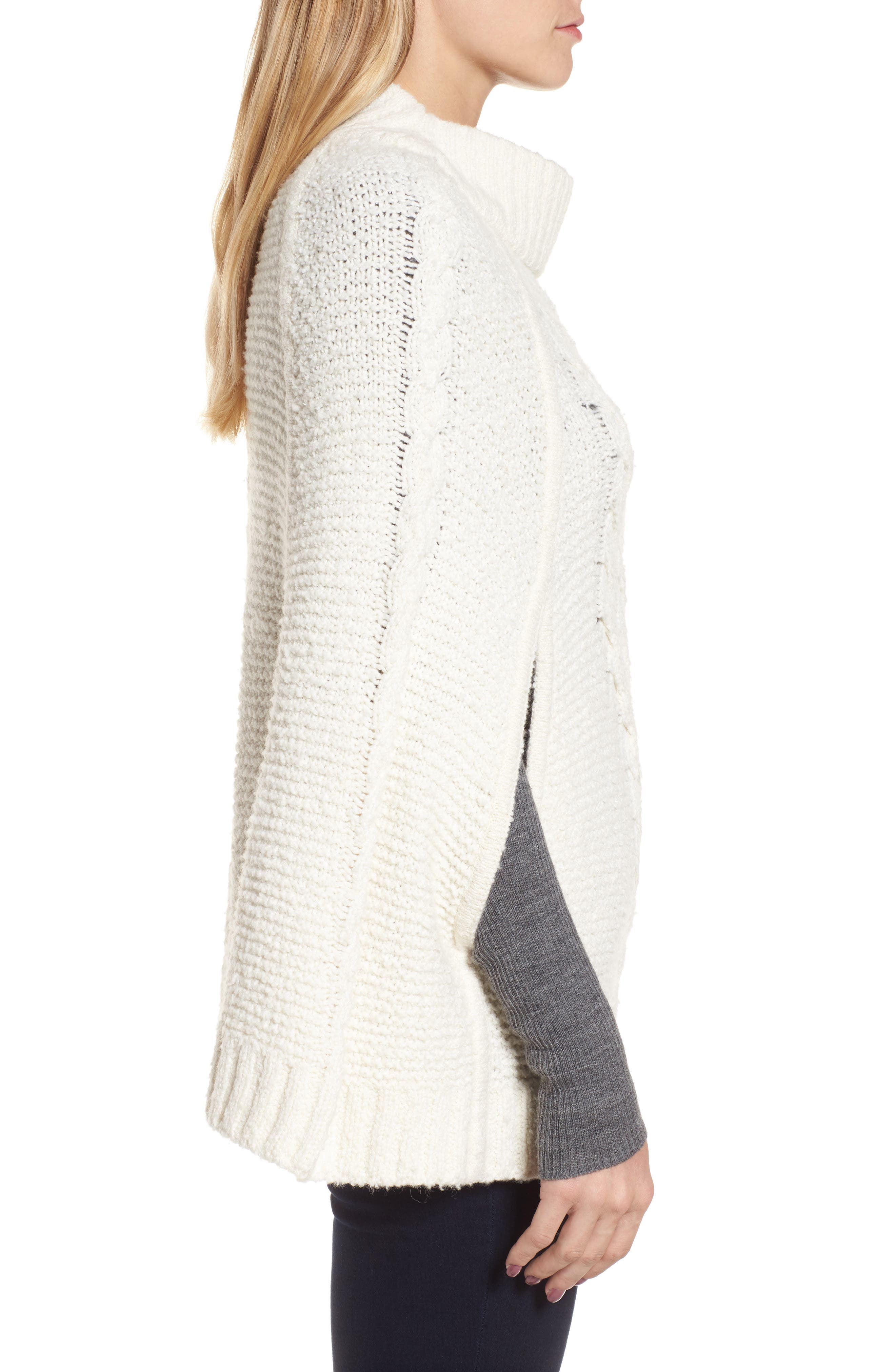 Draper James Cable Sweater Cape | Nordstrom