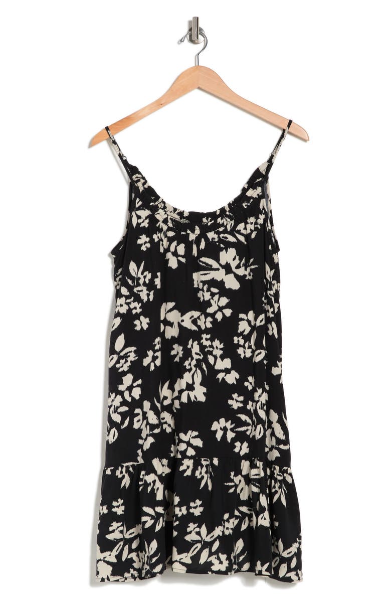 Bobeau Ruffle Cami Trapeze Dress | Nordstromrack