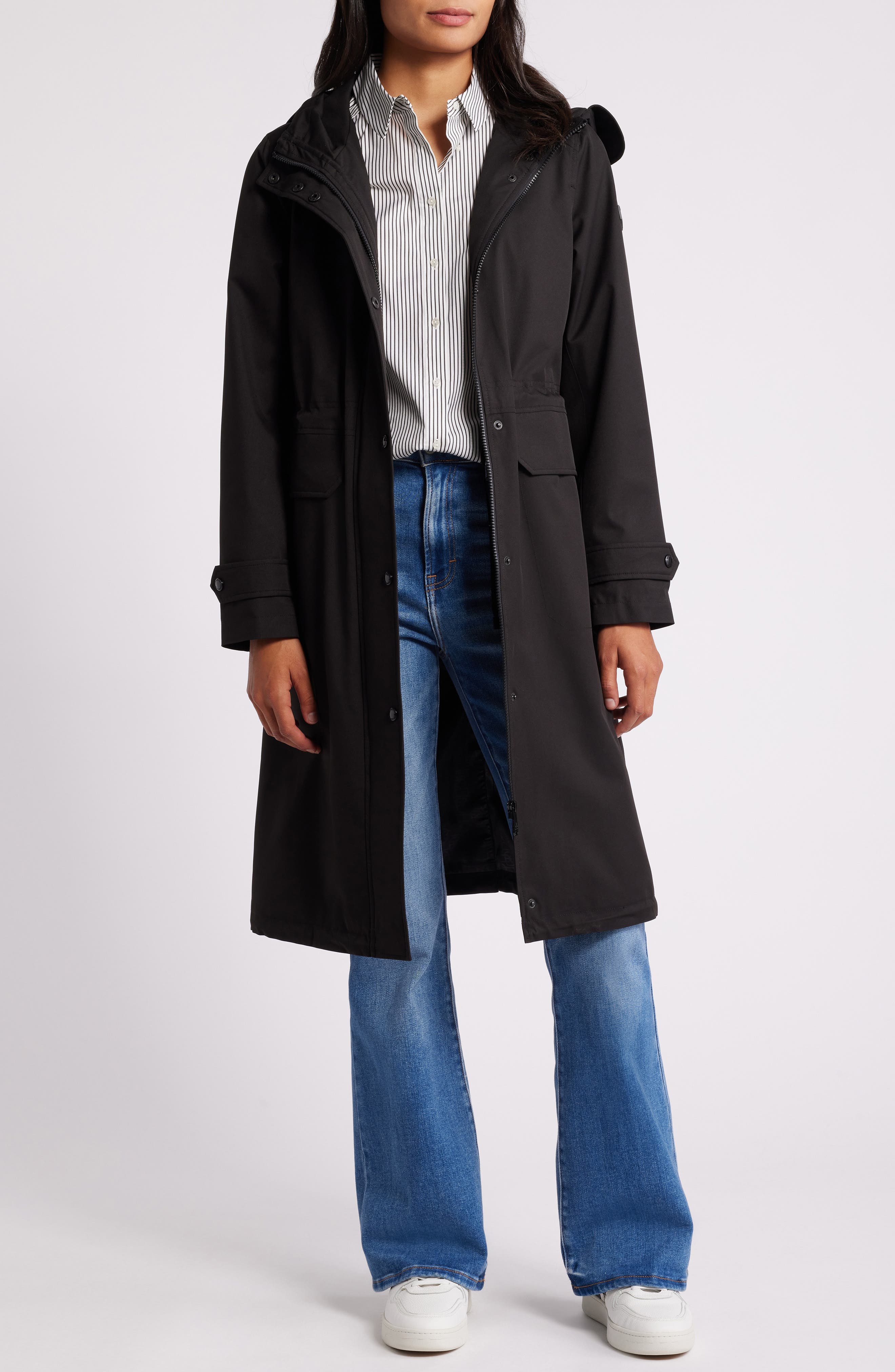 Sam Edelman Hooded Longline Coat | Nordstrom