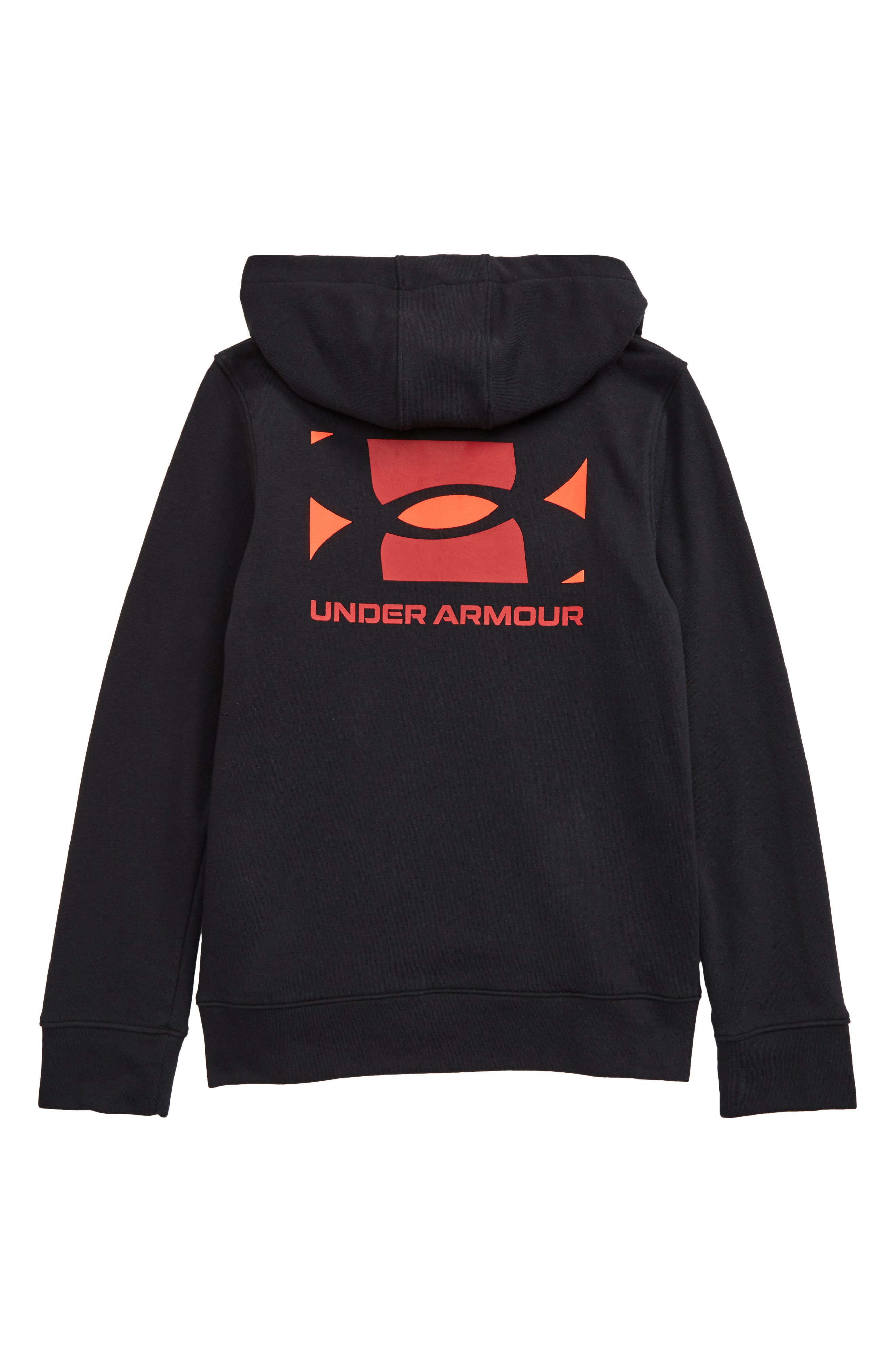 Under Armour Kids' Rival Logo Graphic Zip Hoodie | Nordstromrack