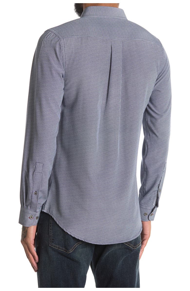 Report Collection 4-Way Poly-Stretch Texture Shirt | Nordstromrack