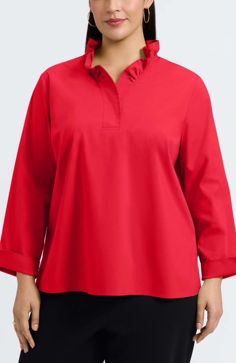 Red Plus-Size Tops for Women | Nordstrom