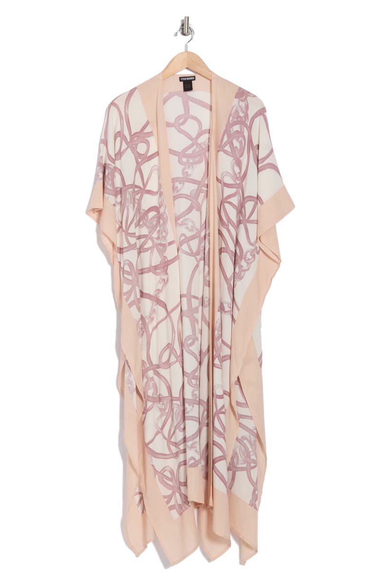 Steve Madden Ribbon & Chain Print Duster | Nordstromrack