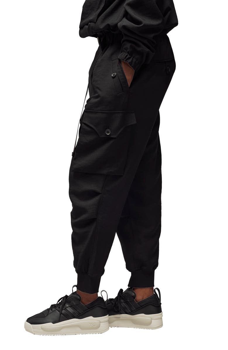 Y-3 Belted Recycled Polyester Cargo Pants | Nordstrom