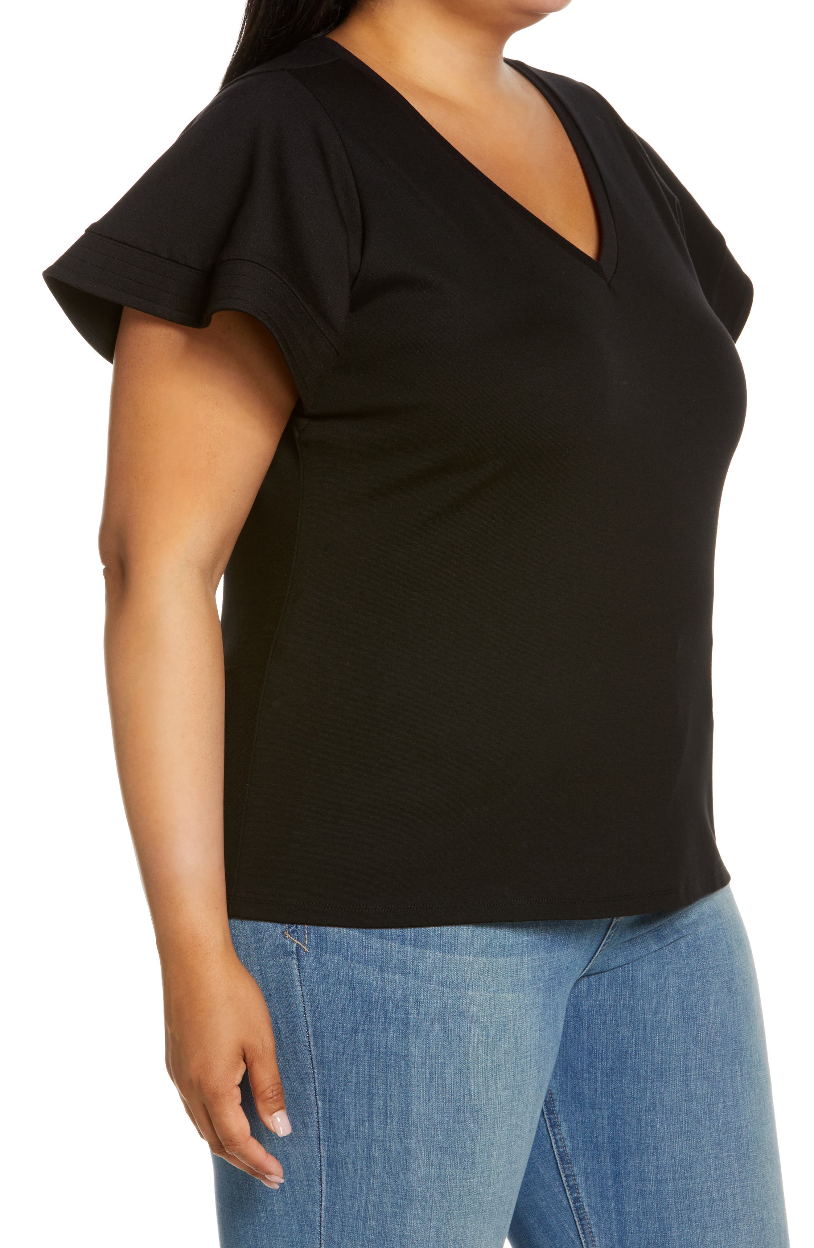 Halogen® Flutter Sleeve Top | Nordstromrack