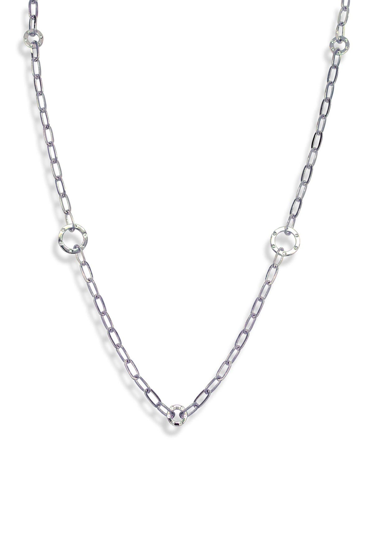 Liza Schwartz Sterling Silver Grand Long Chain Necklace | Nordstromrack