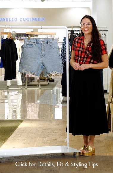 FRAME The Easy High Waist Cutoff Shorts | Nordstromrack