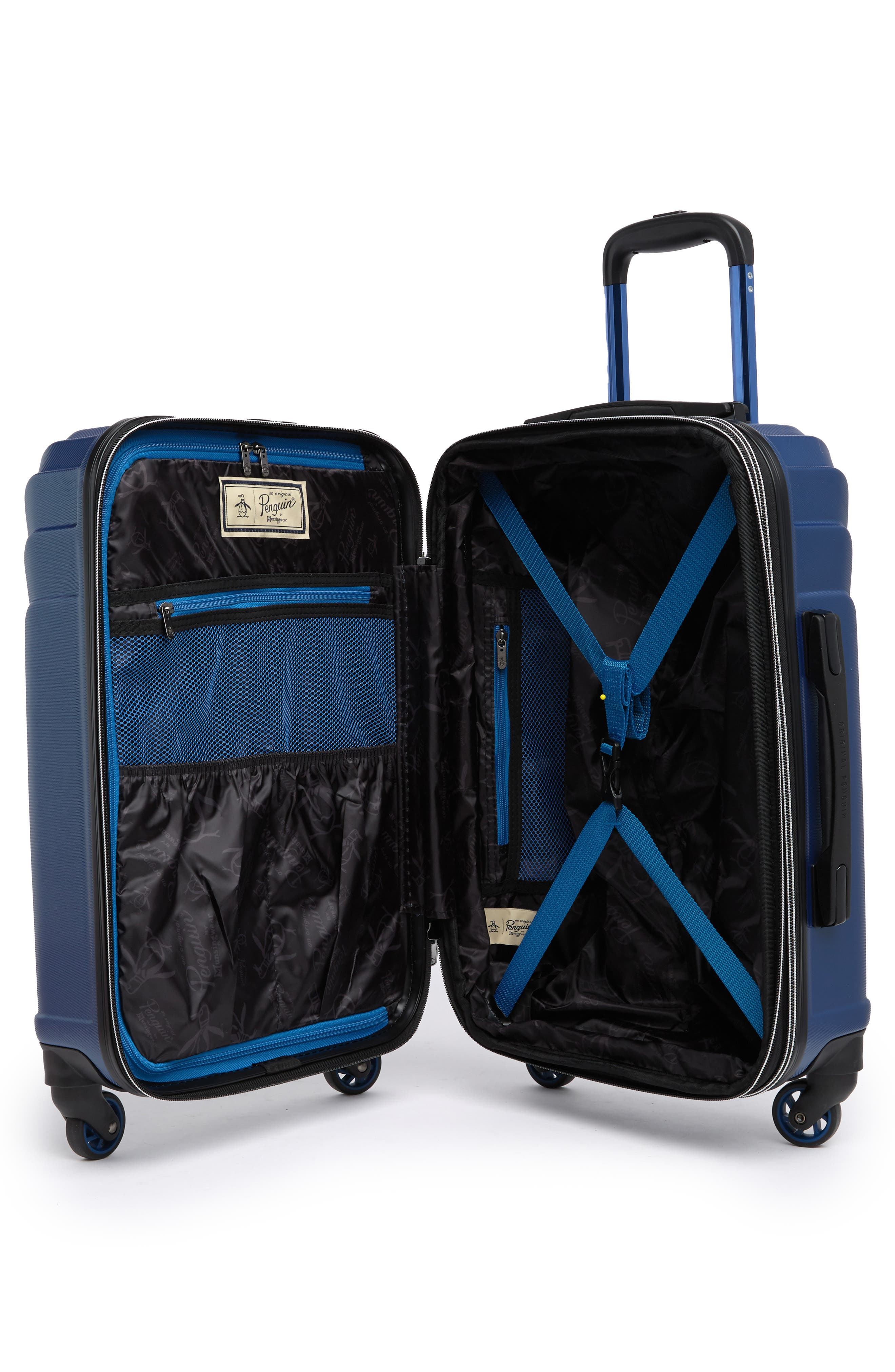 Original Penguin Blake 21-Inch Hardside Carry-On Spinner Luggage ...