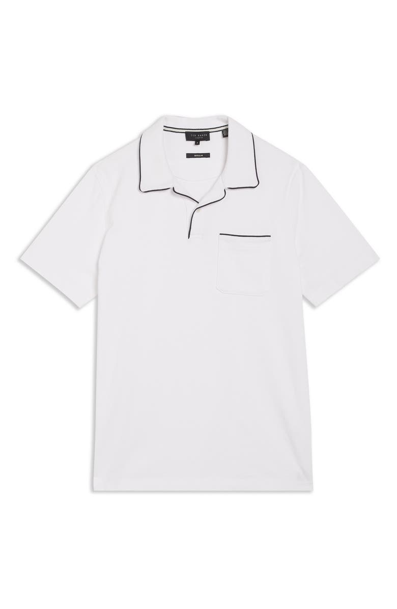 Ted Baker London Paisel Piped Cotton Polo | Nordstromrack