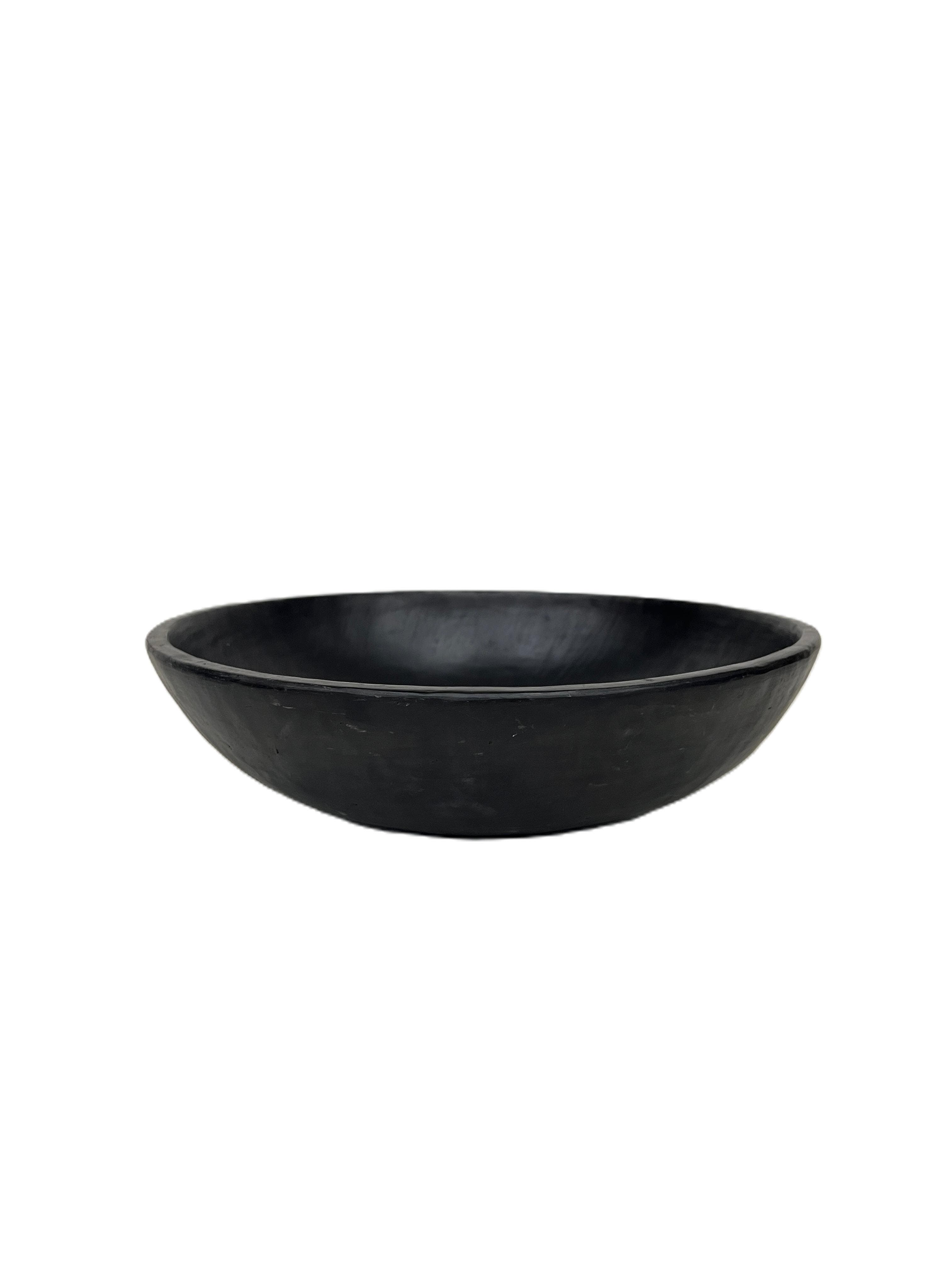 Nimmit Longpi Black Stone Pottery Hand Made Serving Bowl | Nordstrom