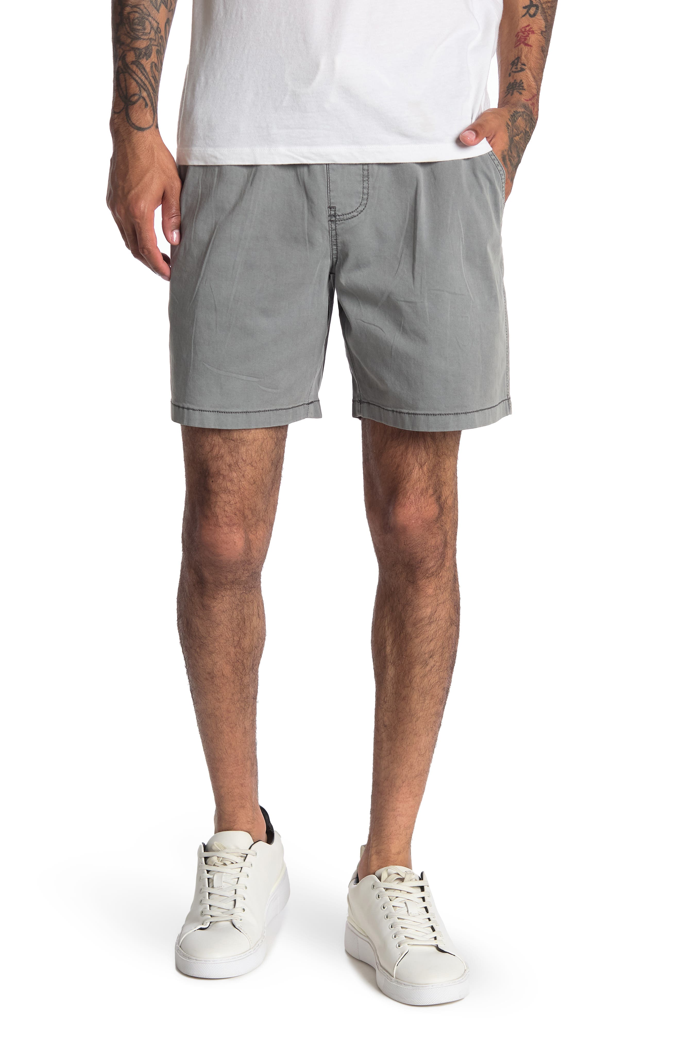 PLUGG Beach Garment Dyed Pull On Shorts | Nordstromrack