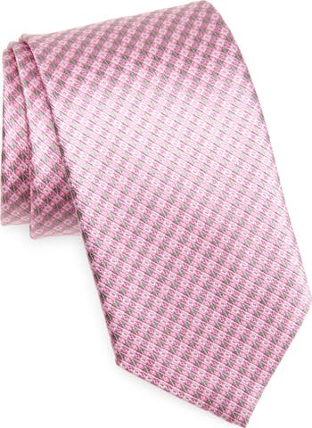 David Donahue Geometric Silk Tie | Nordstrom