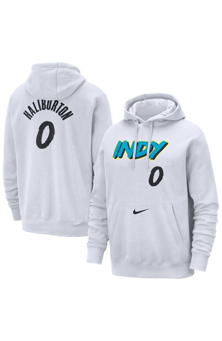Nike Men's Nike Tyrese Haliburton White Indiana Pacers 2024/25 City ...