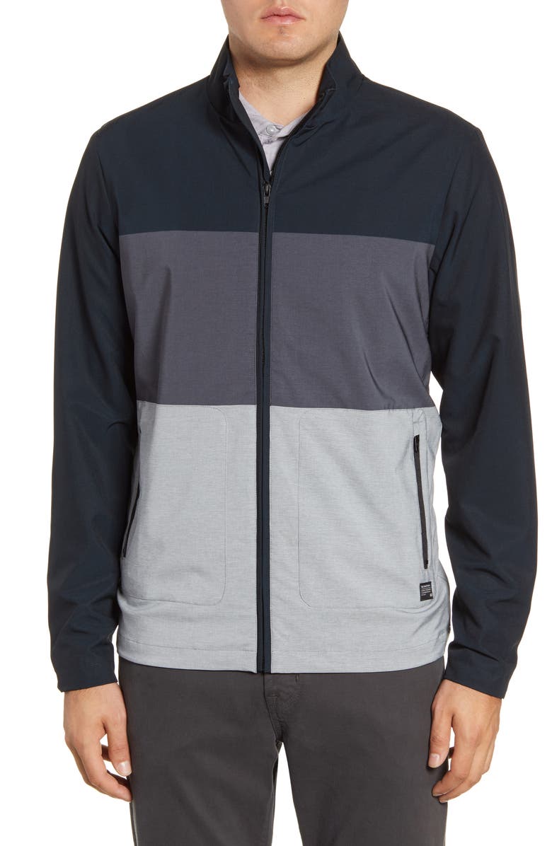 TravisMathew Johnson Colorblock Full Zip Jacket | Nordstromrack