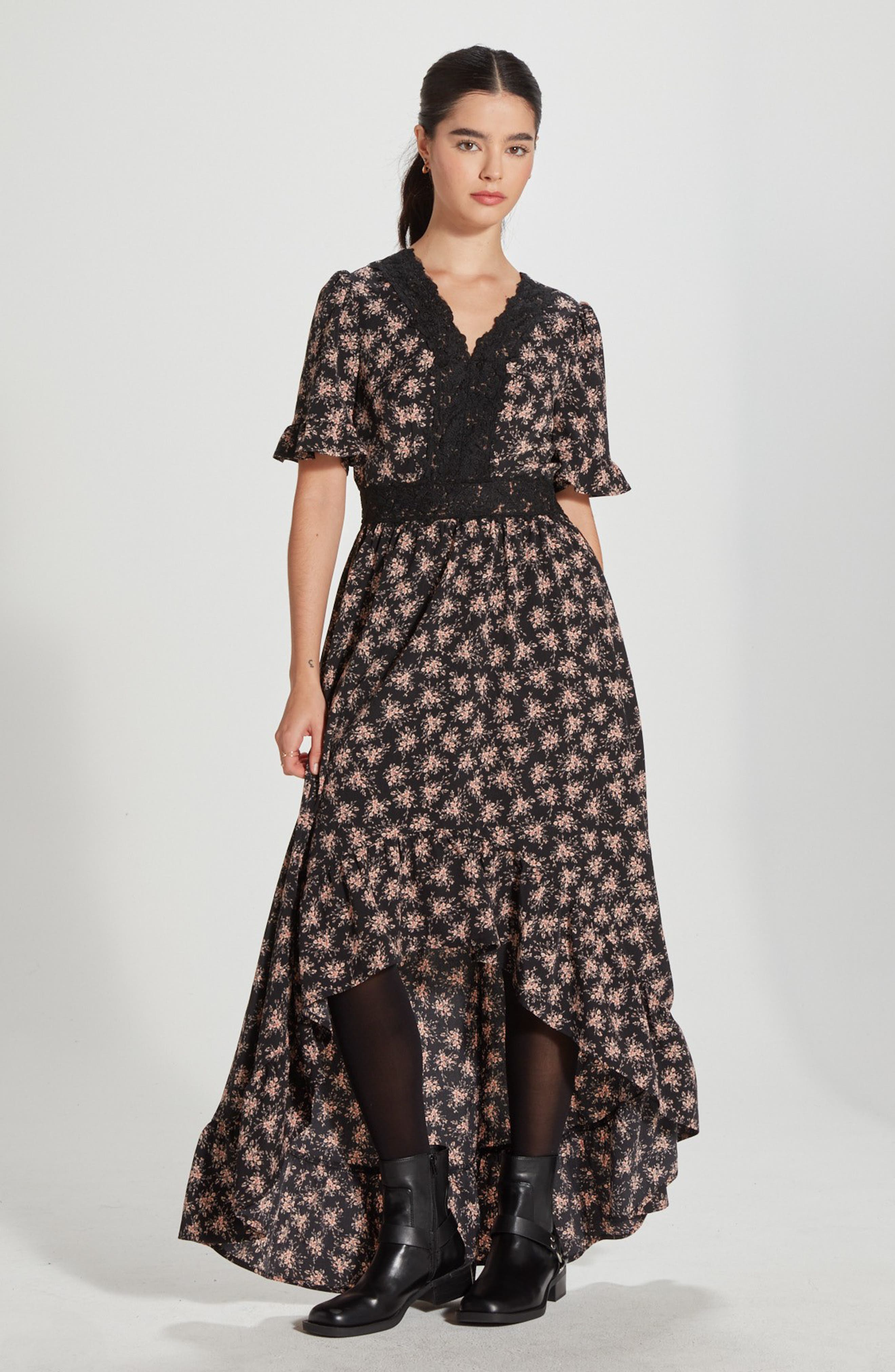 WISHLIST Lace High-Low Dress | Nordstromrack