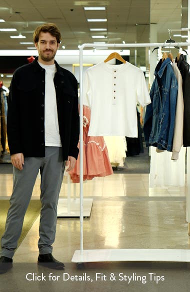 Vince Elbow Sleeve Henley | Nordstromrack