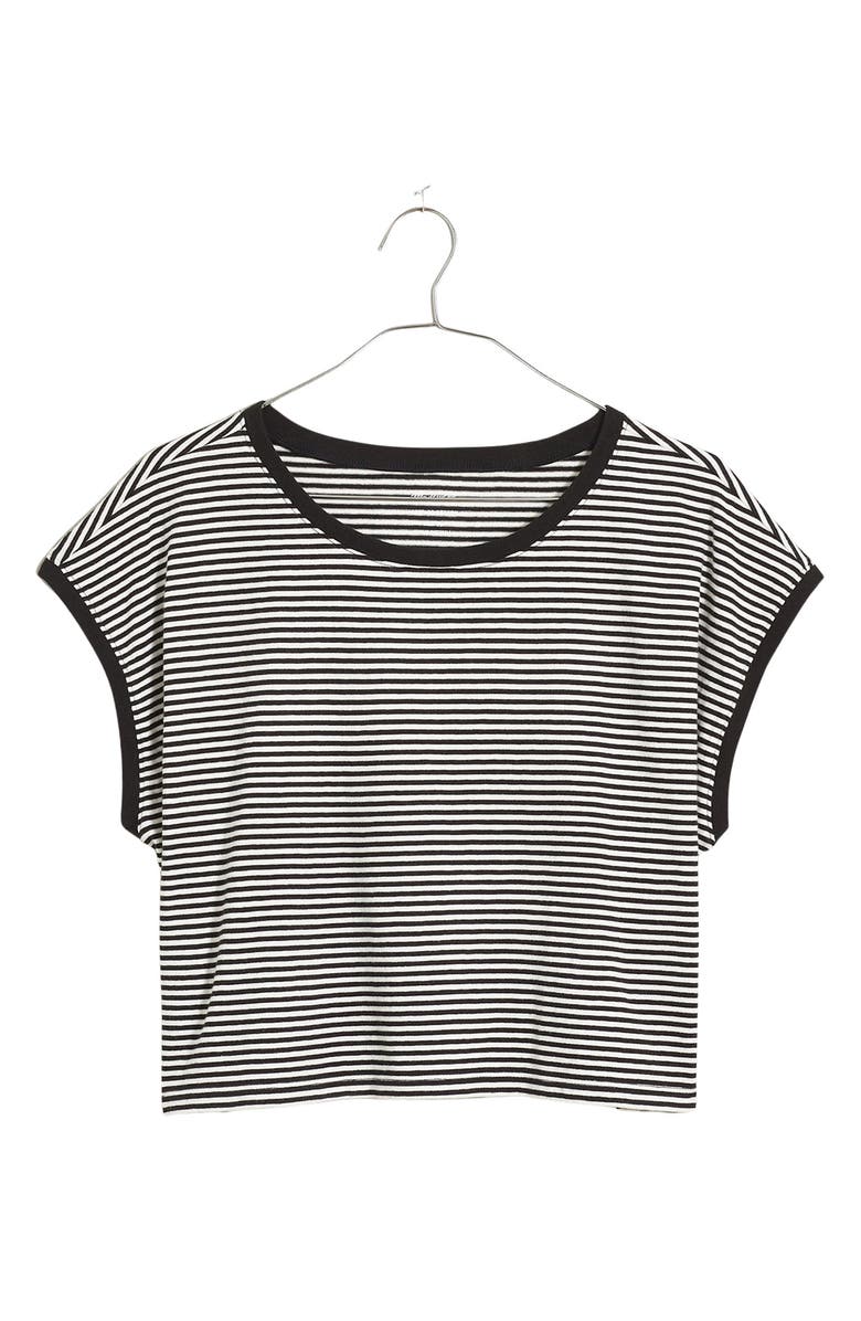 Madewell Stripe Crewneck Crop Muscle Tank | Nordstromrack