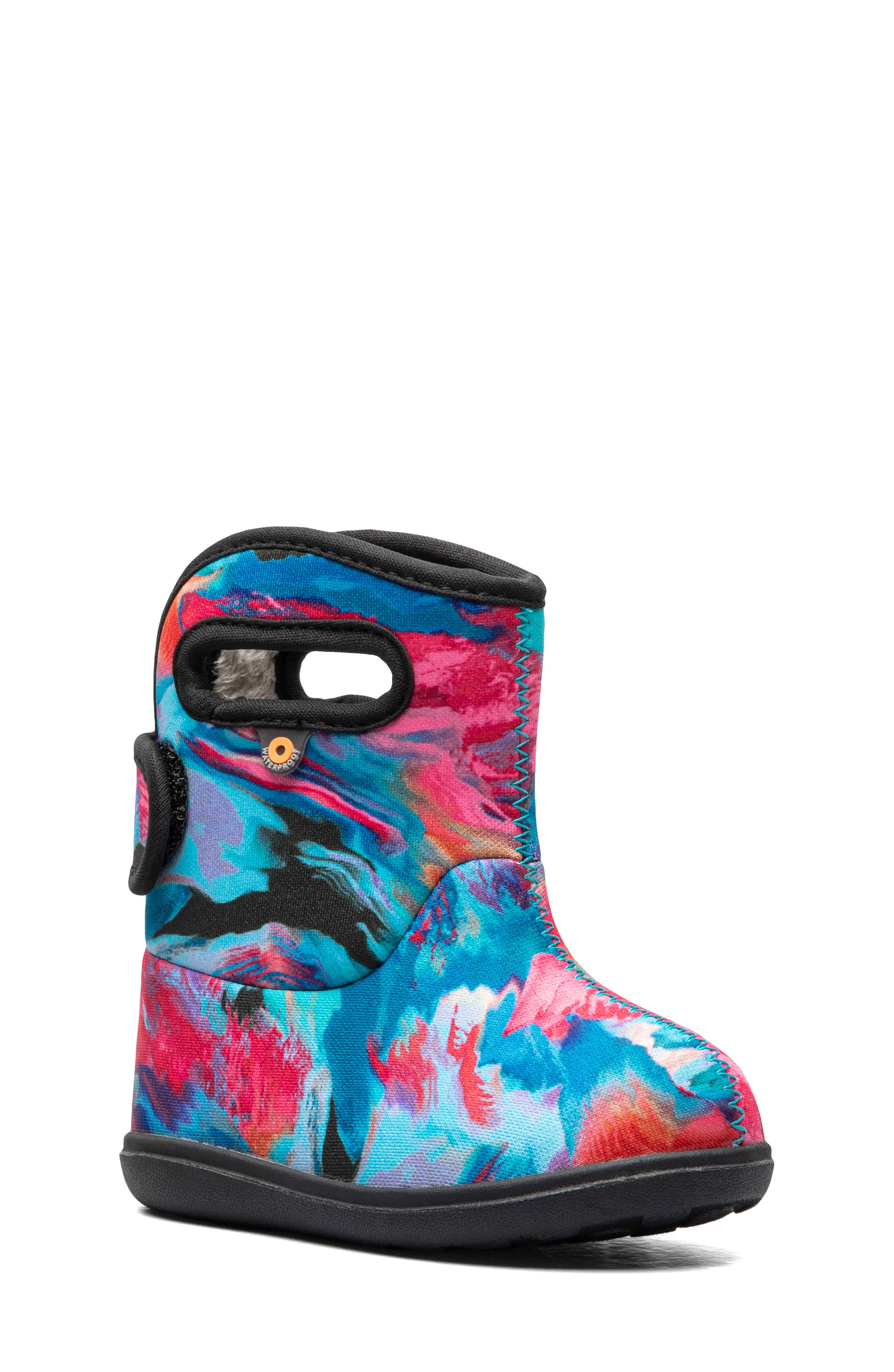 Bogs Kids' Baby Bogs II Faux Fur-Lined Waterproof Boot | Nordstrom
