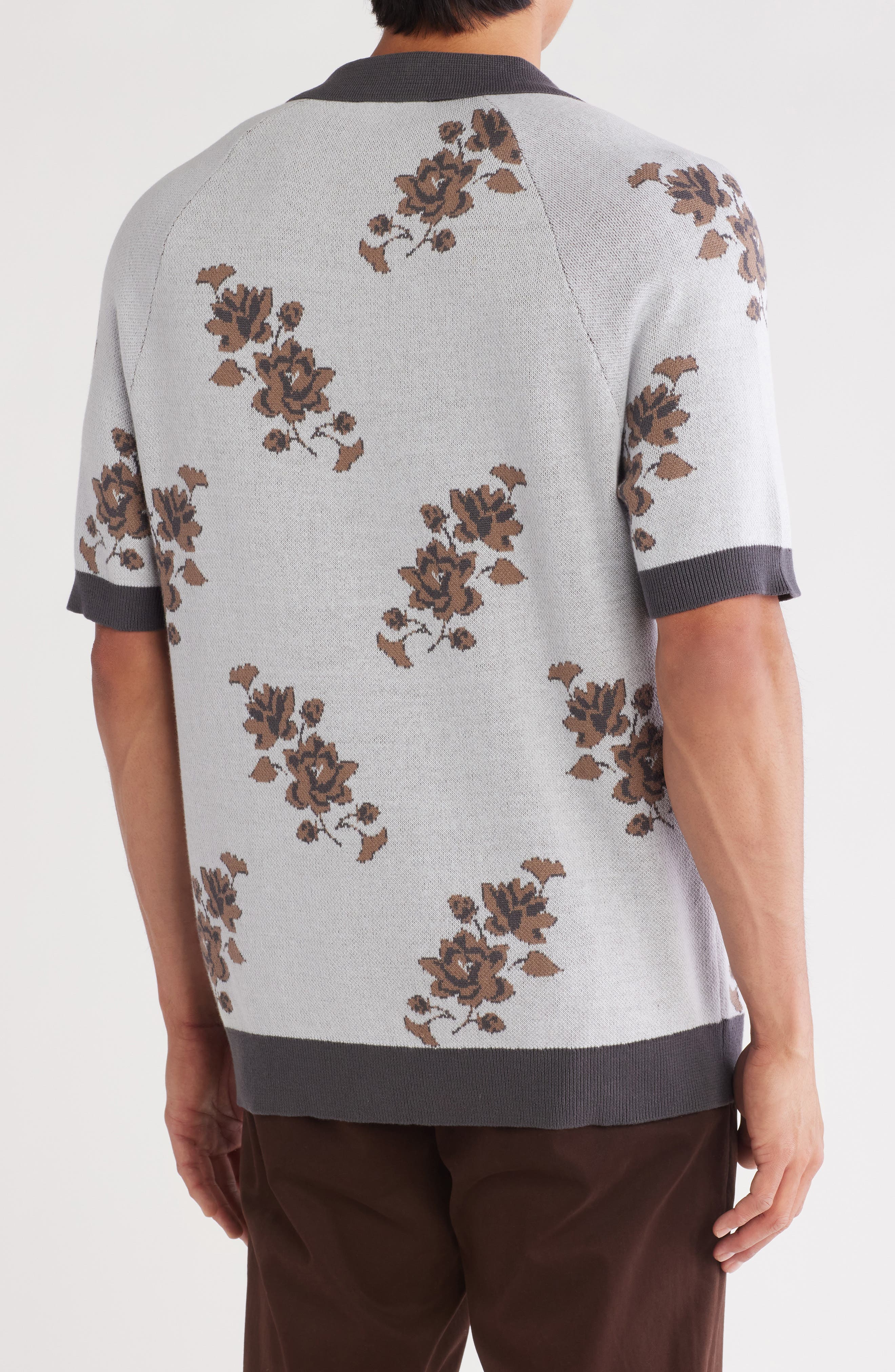 JASON WU Short Sleeve Button-Up Sweater | Nordstromrack