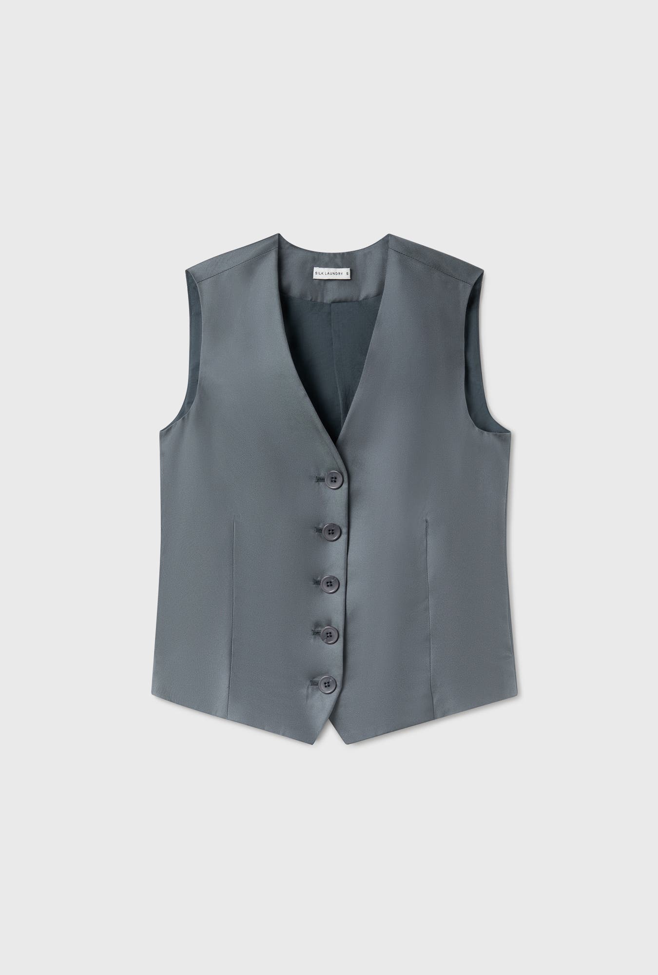 SILK LAUNDRY Twill Vest | Nordstrom
