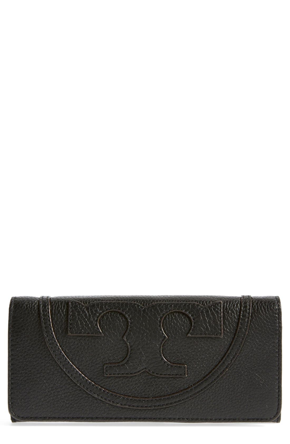 Tory Burch 'All T' Leather Envelope Wallet | Nordstrom