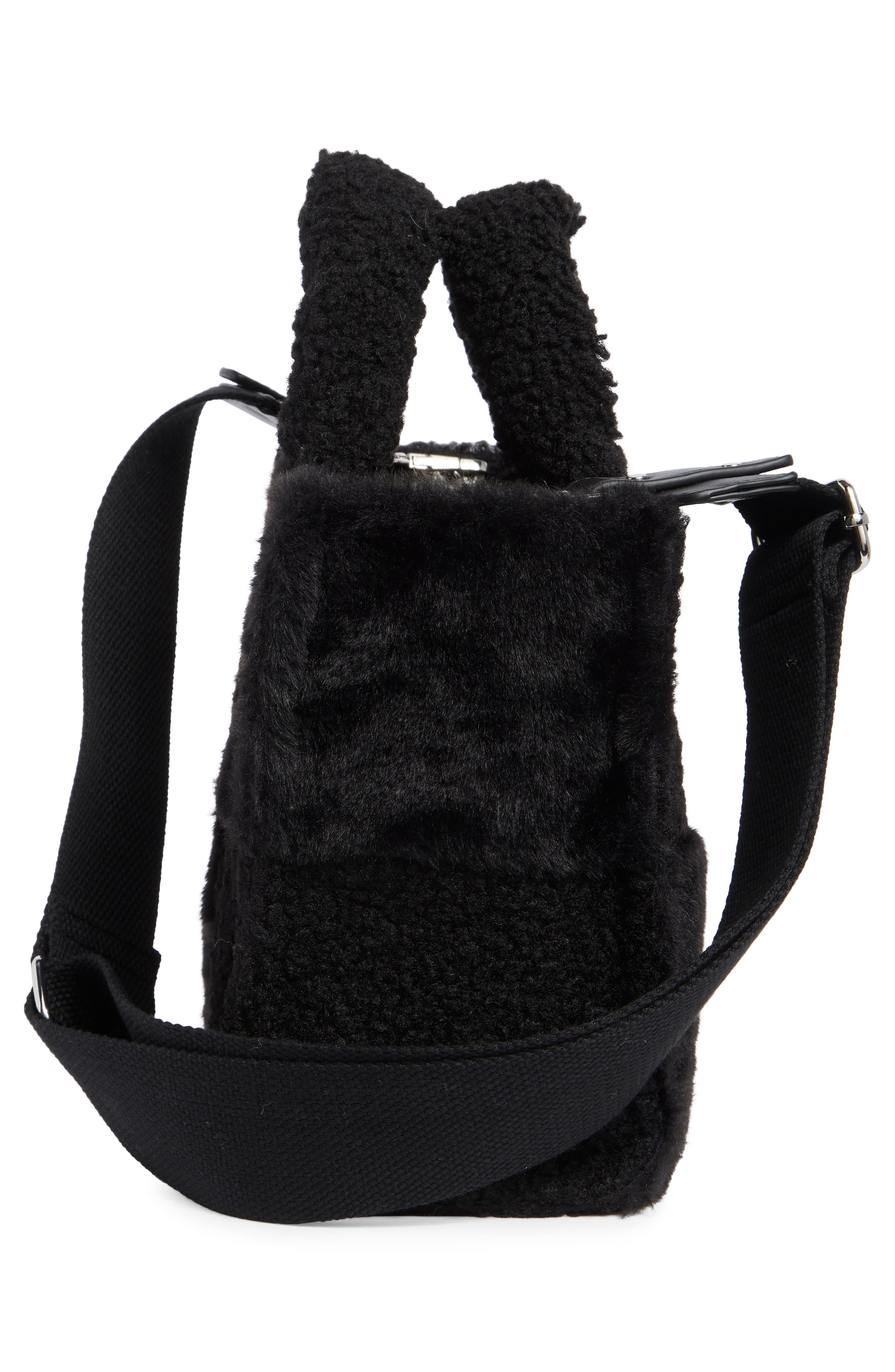 BCBG Faux Shearling Top Handle Satchel | Nordstromrack