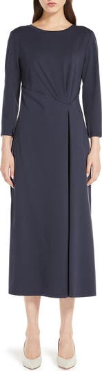 Weekend Max Mara Gessy Pleated Jersey Fit & Flare Midi Dress | Nordstrom