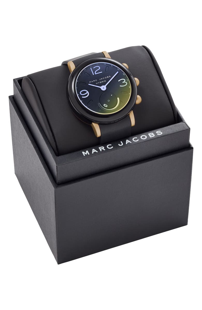 Marc Jacobs Riley Hybrid Rubber Strap Watch, 42mm | Nordstrom