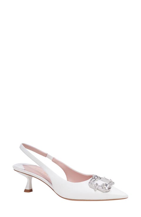 White Kitten Heels & Low Heel Pumps for Women | Nordstrom Rack