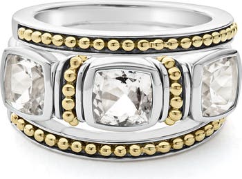 LAGOS Rittenhouse Set of 3 White Topaz Stacking Rings | Nordstrom
