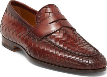 Magnanni Herman Woven Leather Loafer (Men) | Nordstromrack