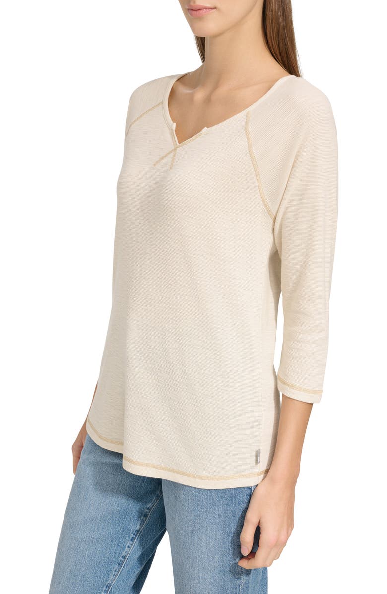Andrew Marc Waffle Knit Top | Nordstromrack