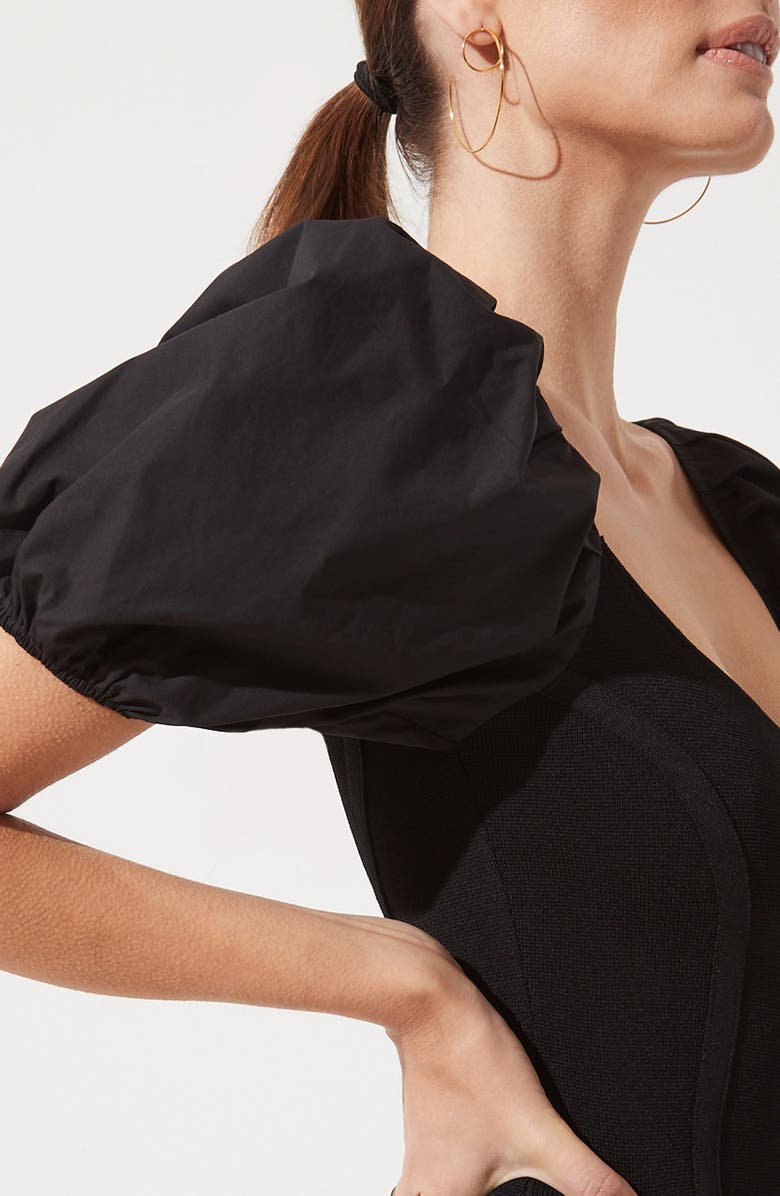 ASTR the Label Balloon Sleeve Body-Con Dress | Nordstromrack